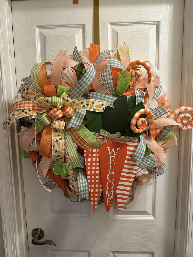 Wreath- Welcome (carrot) – renaebray67